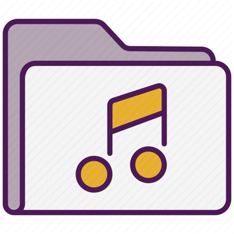 Music Folder Folder Music File Song Folder Media Folder Music File Icon Download On