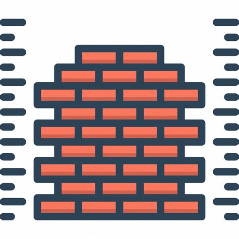 Measuring Averaging Construction Wall Brick Bricklayer Admeasure Icon Download On Iconfinder
