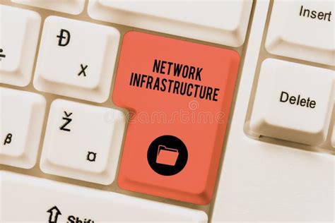 Text Showing Inspiration Network Infrastructure Business Concept Hardware And Software
