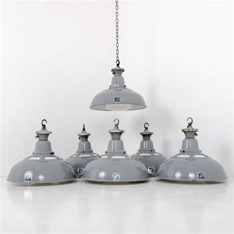 Industrial Diffused Pendant Lights By Benjamin Cooling And Cooling