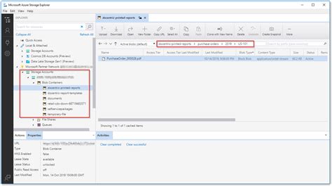 Connect To D365fo Azure Storage From Ms Azure Storage Explorer