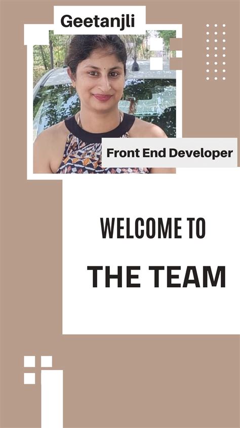 Rupali Saini On Linkedin Welcome Geetanjli Were Proud That You Chose To Join Our Team We Were