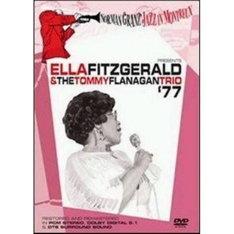 Dvd Ella Fitzgerald And The Tommy Flanagan Trio Norman Granz´ Jazz In