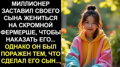 МИЛЛИОНЕР ЗАСТАВИЛ СЫНА ЖЕНИТЬСЯ НА ПРОСТОЙ ФЕРМЕРШЕ НО ТО ЧТО