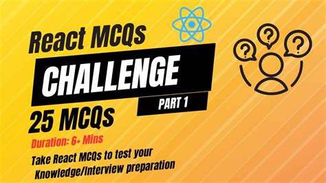25 react js mcqs interview questions answers part 1 no talk react