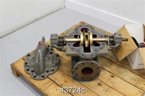 Used Flowserve 4lr 10g Split Case Pump Ductile Iron Casing 43724 For Sale At Can Am Machinery Inc