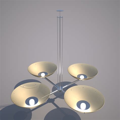 3d Apollo Ceiling Fixture Model