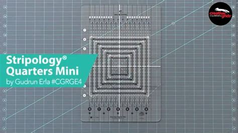 Punch With Judy Stripology ® Quarters Mini Ruler Creative Grids