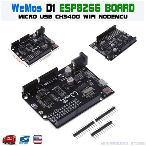 Wemos D1 R2 Ch340 Ch340g Wifi Expansion Module Based Esp8266 Wireless