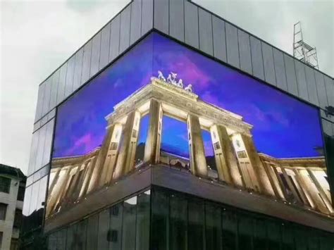 Right Angle P Huge Billboard Outdoor Naked Eyes D Led Panel Display