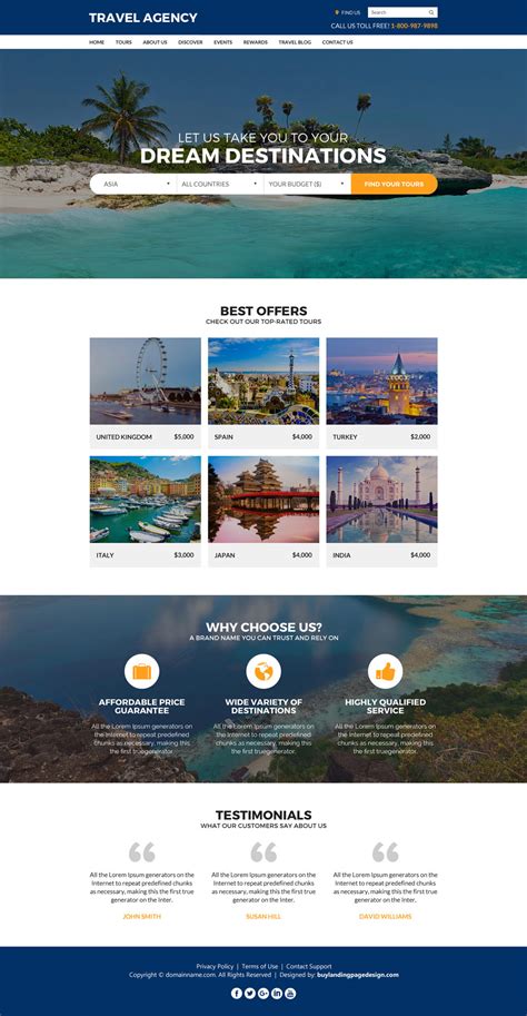 Promote Your Tour Packages With Our Travel Agency Templates Tour Website Travel Agency