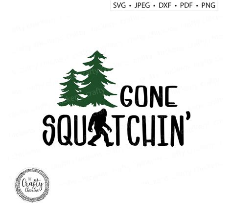 Sasquatch Svg Big Foot Svg Camping Svg Digital Cut File Cricut