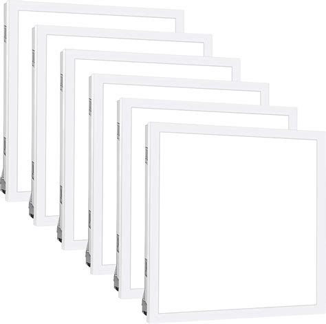 2x2ft Led Flat Panel Troffer Light 40w 5000k Recessed Back Lit Drop Ceiling Light 5200lm Lay