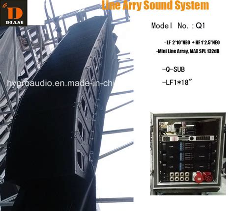Q1 Small Line Array Passive Line Array China Indoor Line Array And