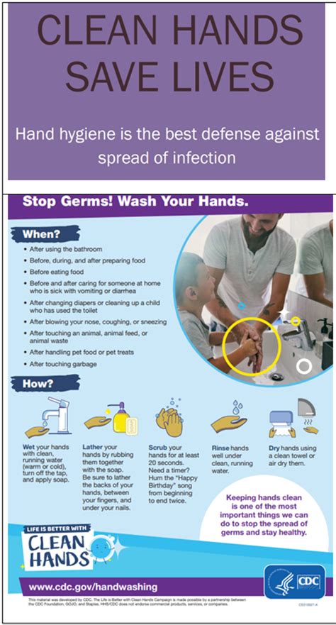 Vaccination And Clean Hands Save Lives IPH