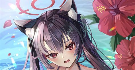 Blue Archive Kuromi Serika Swimsuit 水着セリカ Pixiv