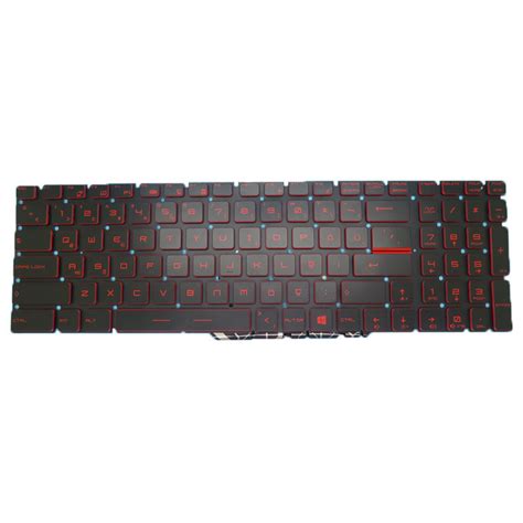 Laptop Red Backlit Keyboard For Msi Creator 17 A10 Creator 17 A10sd