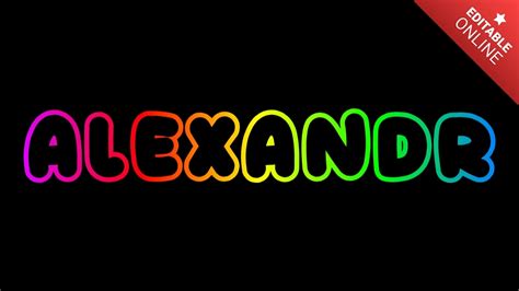 Alexandr Funky Style Text Effect Generator