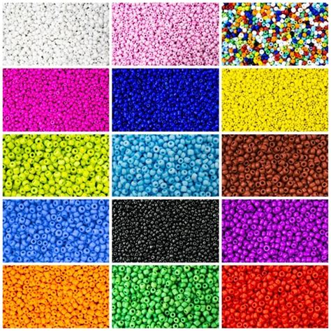500 Opaque Multi Colors 11mm Tri Beads Beading Crafts Jewelry Etsy