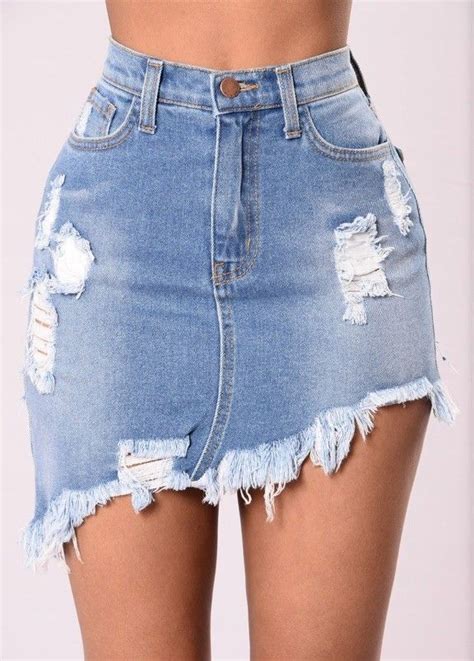 Fashion Nova Fashion Nova Denim Skirt On Designer Wardrobe