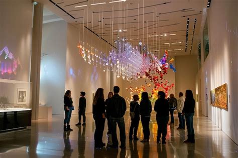 Premium Photo Implementing Museum Docent Programs Ar Generative Ai