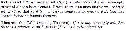 Solved An Ordered Set S