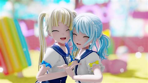 Bang Dream Mmd Sailor Kokoro And Kanon Model Dl By Magesmmd On