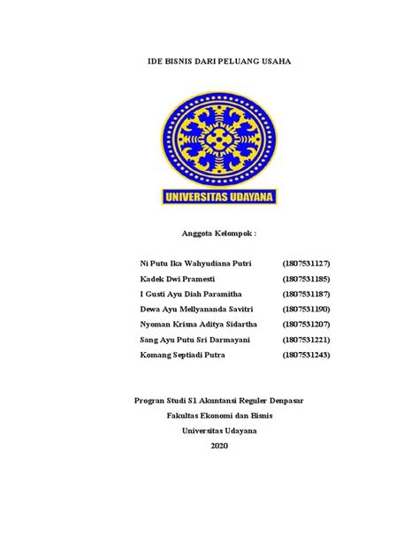 Peluang Usaha Dan Ide Bisnis Kreatif Pdf Karier And Perkembangan