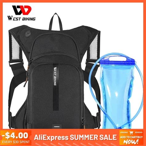 West Biking 사이클링 수화 배낭 인체 공학적 조절 가능 Mtb 자전거 가방 등산 하이킹 등산 스포츠 배낭 10l Aliexpress