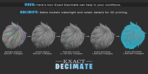 Exact Decimate Triangle Count Precision Released Scripts And Themes Blender Artists Community