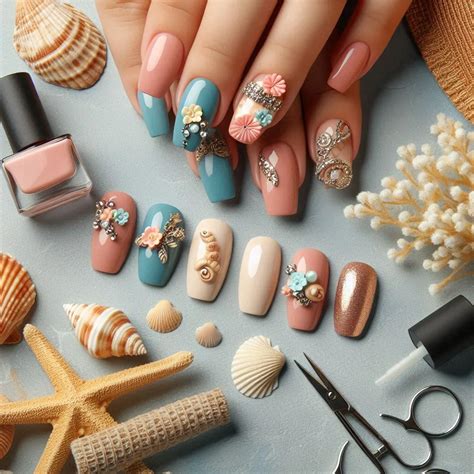 Beach Nail Design Ideas For A Perfect Summer Look