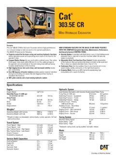 Caterpillar Cat 3035e Cr Specifications Machinemarket