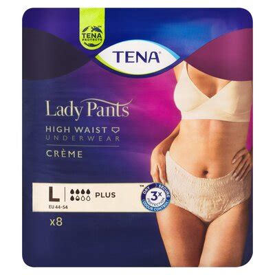 Tena Lady Pants Plus Creme Large 8s X 4 PnP