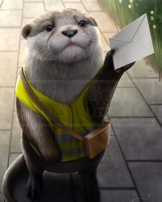 The Otter Crescent City Retratos De Personajes Ilustraciones Arte