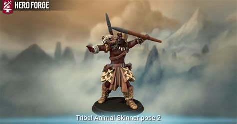 Tribal Hunter Assassin Pose 2 Made With Hero Forge