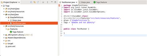 Tags In Selenium And Cucumber BDD Framework With Java