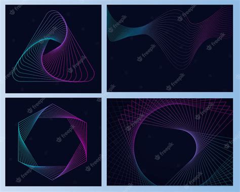 Free Vector Abstract Geometric Elements Set Vector