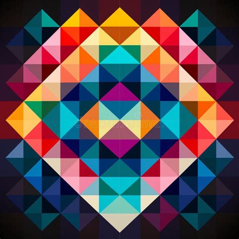 Mesmerizing Rhomboidal Illusion Stock Image Image Of Mindbending