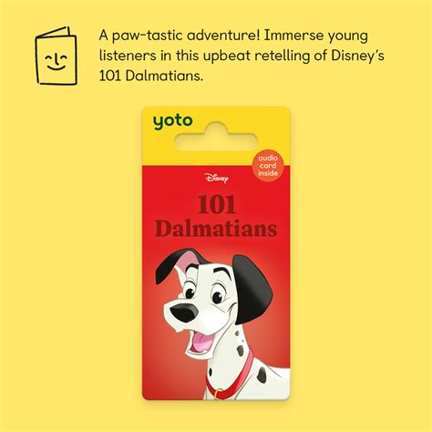 Yoto Card Disney Classics 101 Dalmatians Classic Disney 101