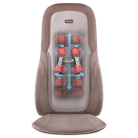 Lulu Homedics® Quad Shiatsu Massage Cushion With Heat Tight Muscles