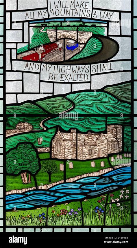 Detail From The Left Hand Light Of The Millennium Window At St Michael