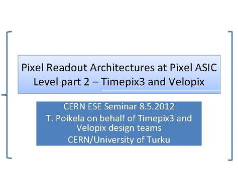 Pixel Readout Architectures At Pixel ASIC Level Part