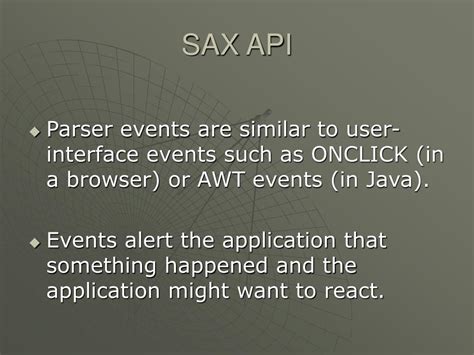PPT XML DOM And SAX Parsers PowerPoint Presentation Free Download ID 3032814