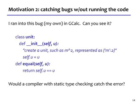 Ppt Lecture 17 Static Types Type Safety Static Vs Dynamic Checks Subtyping Powerpoint