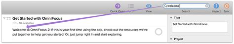 Omnifocus 2 For Mac User Manual Quick Navigation