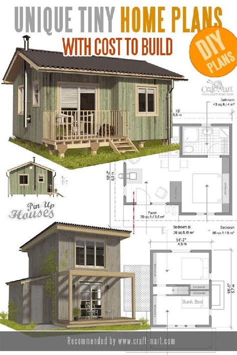 16 Cutest Tiny Home Plans With Cost To Build Craft Mart 59 OFF