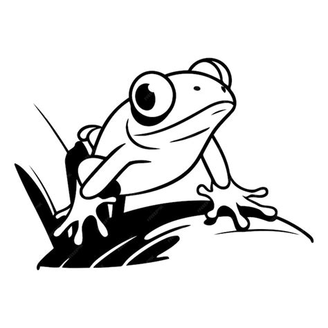Premium Vector Frog On The Leaf Isolated On White Background