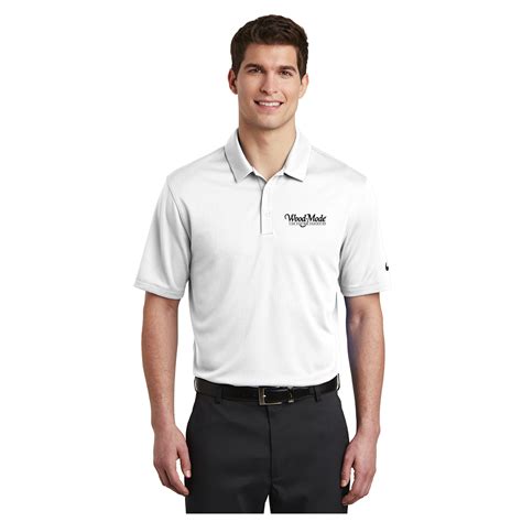 Nike Dri Fit Hex Textured Polo Woodmode