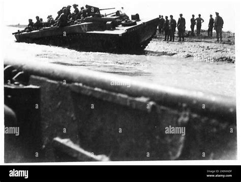 Eighth Army Attack Across The Marshlands Fantails Loaded With