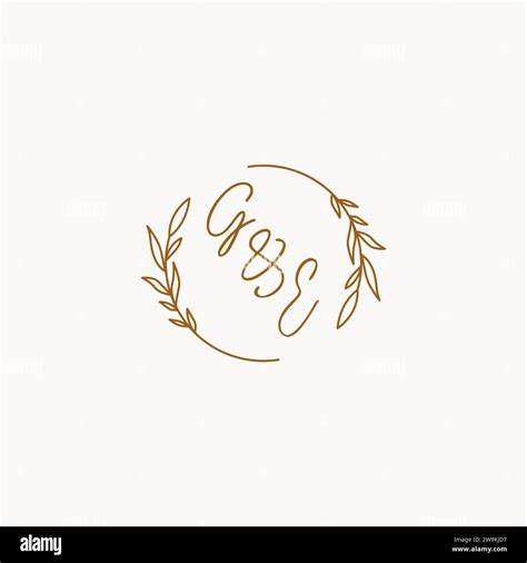 Ge Wedding Initials Logo Design Ideas Stock Vector Image And Art Alamy